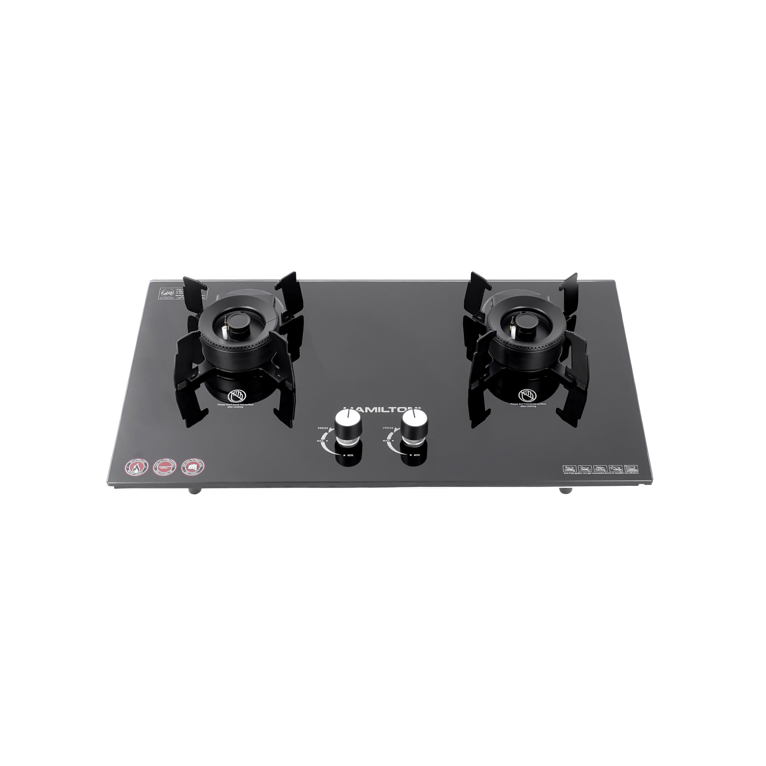 Glass FSD Two Burner Gas Stove - HT1130GC - Hamilton